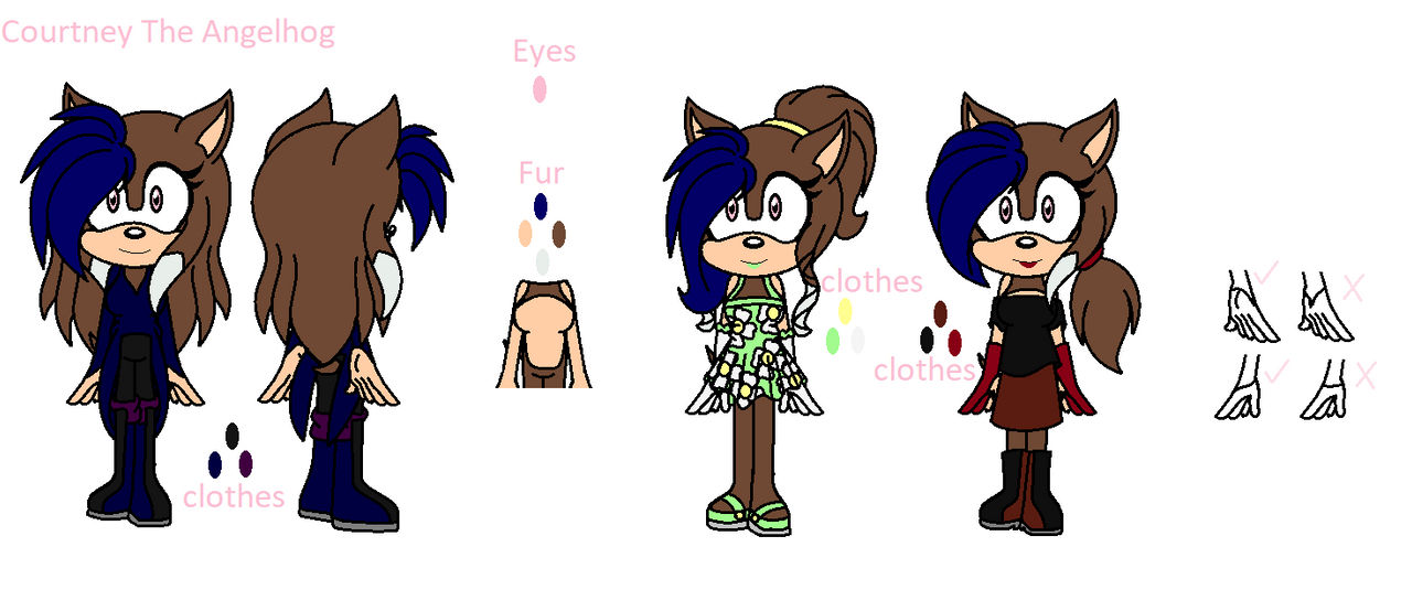 New Courtney The Angelhog Reference Sheet 2023 By Courtneytheangelhog