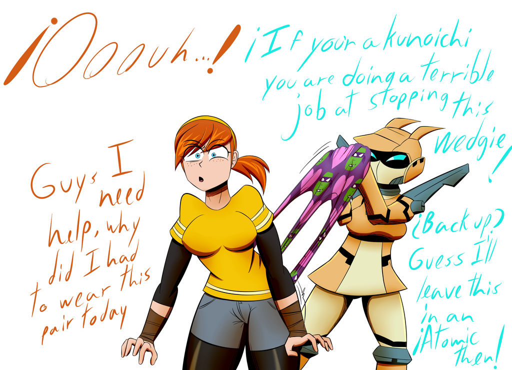 April Wedgie By The Killer Wc On Deviantart