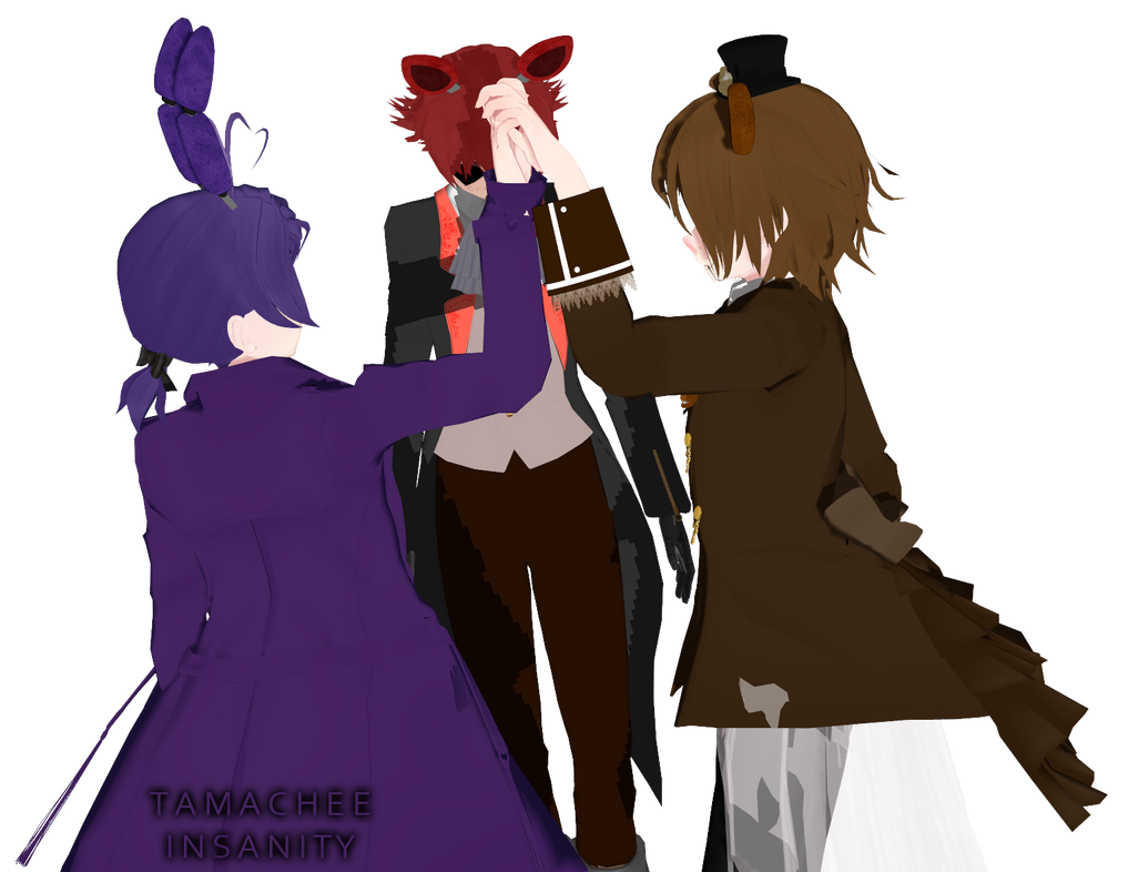 {mmd X Fnaf} A Fox A Bear A Rabbit By Sir Tamachee On Deviantart