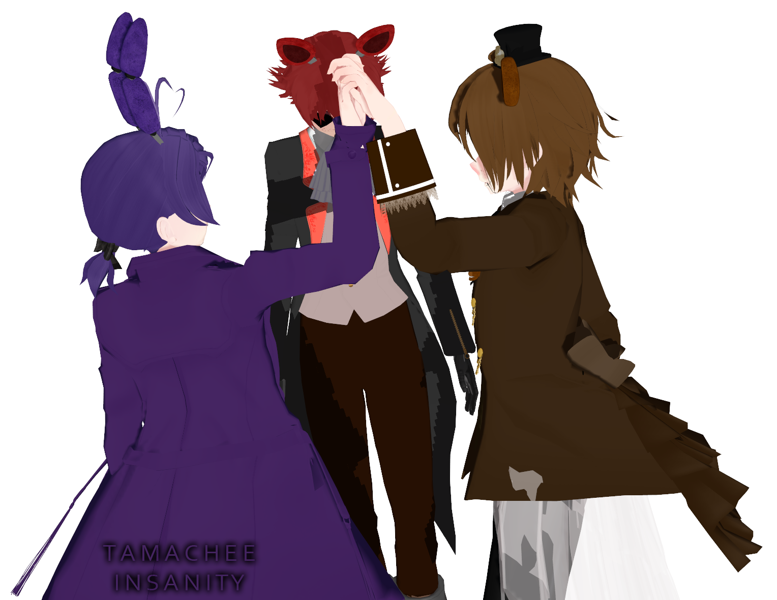 {mmd X Fnaf} A Fox A Bear A Rabbit By Sir Tamachee On Deviantart