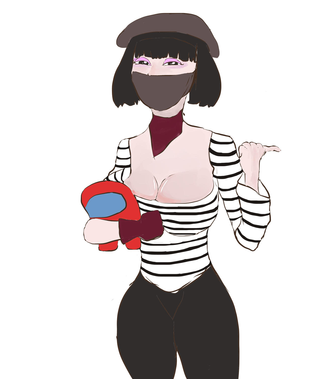 Mime Woman By Leomrl On Deviantart