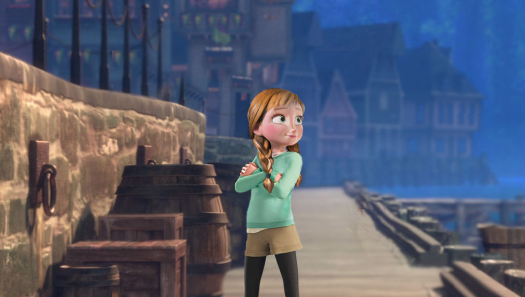 Modern Young Anna Frozen Au By Diebitch2947 On Deviantart