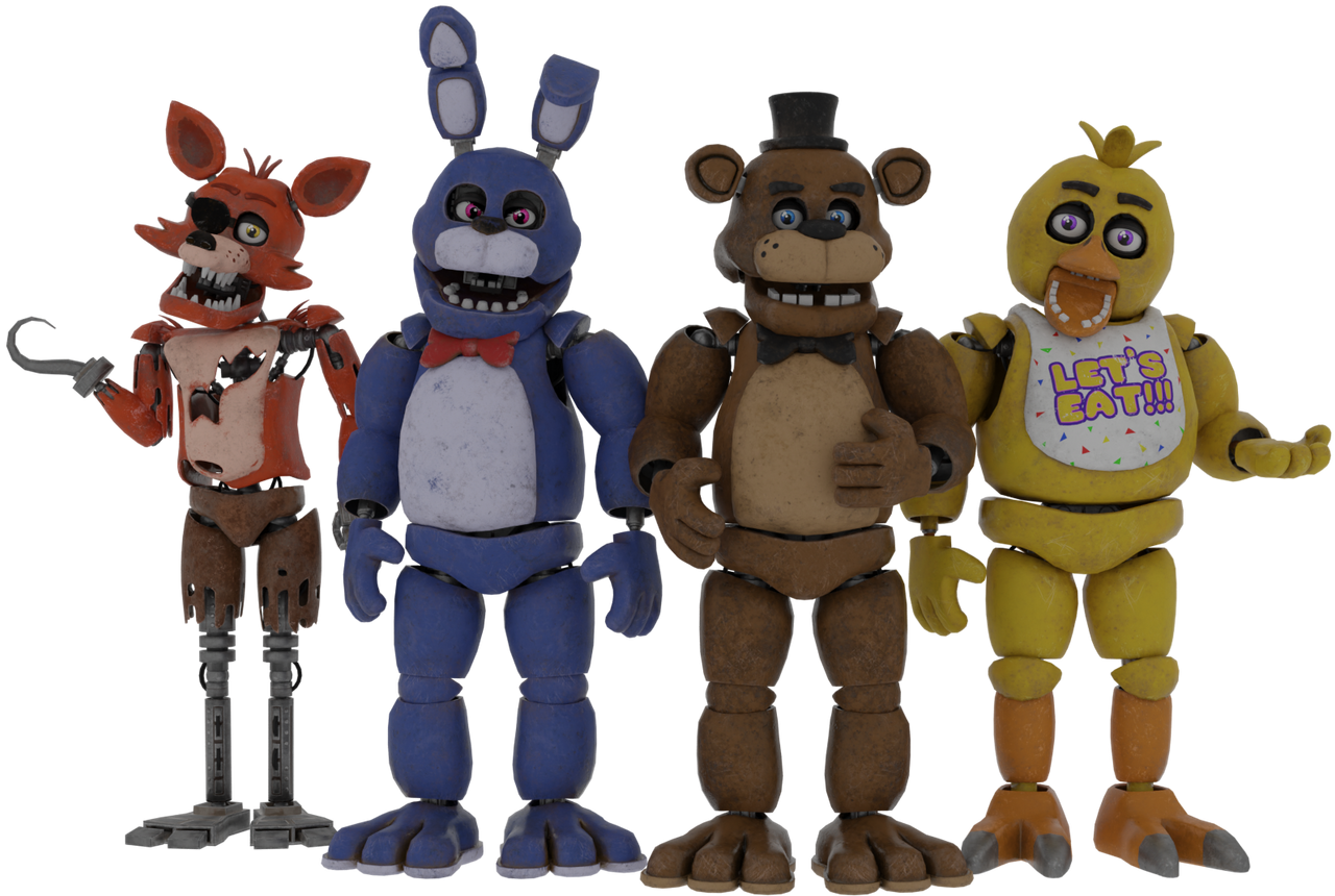 FNaF 1 HW Render by BurningCreeper on DeviantArt FNaF 1 HW Render by BurningCreeper on DeviantArt