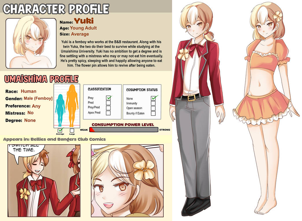 Yuki Character Sheet by SaintxTail on DeviantArt Yuki Character Sheet by SaintxTail on DeviantArt