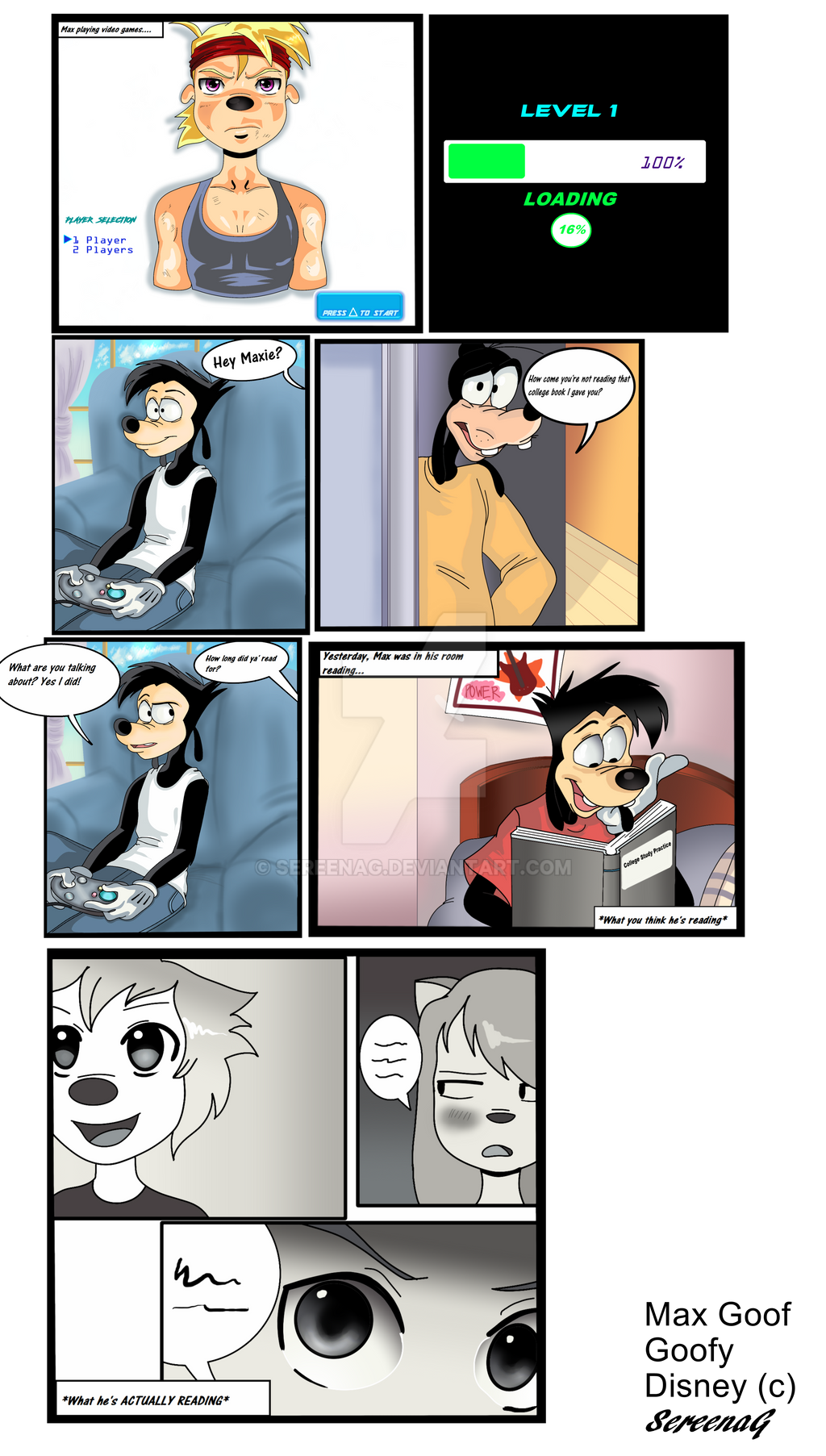 Goofy And Max Show College Book Read Description By Sereenag On Deviantart