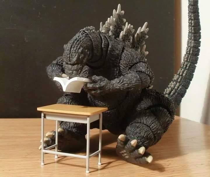 Godzilla In School By Godzillabrady500 On Deviantart