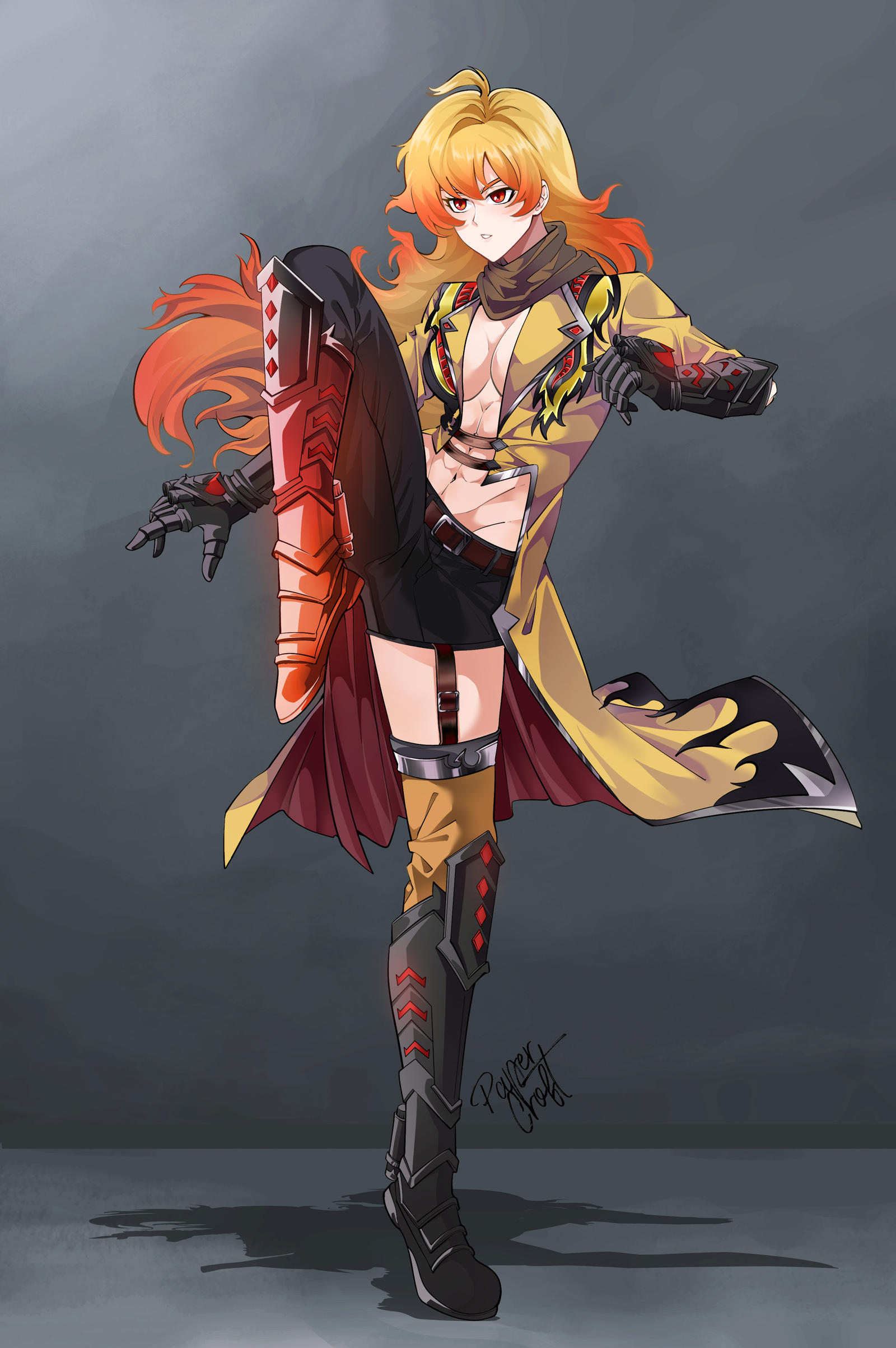 Rwby X Dmc Yang Xiao Long By Papercroft On Deviantart