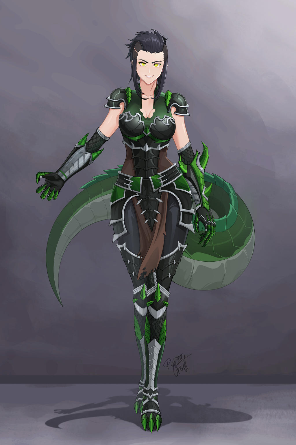 Monster Girl Oc Commission By Papercroft On Deviantart