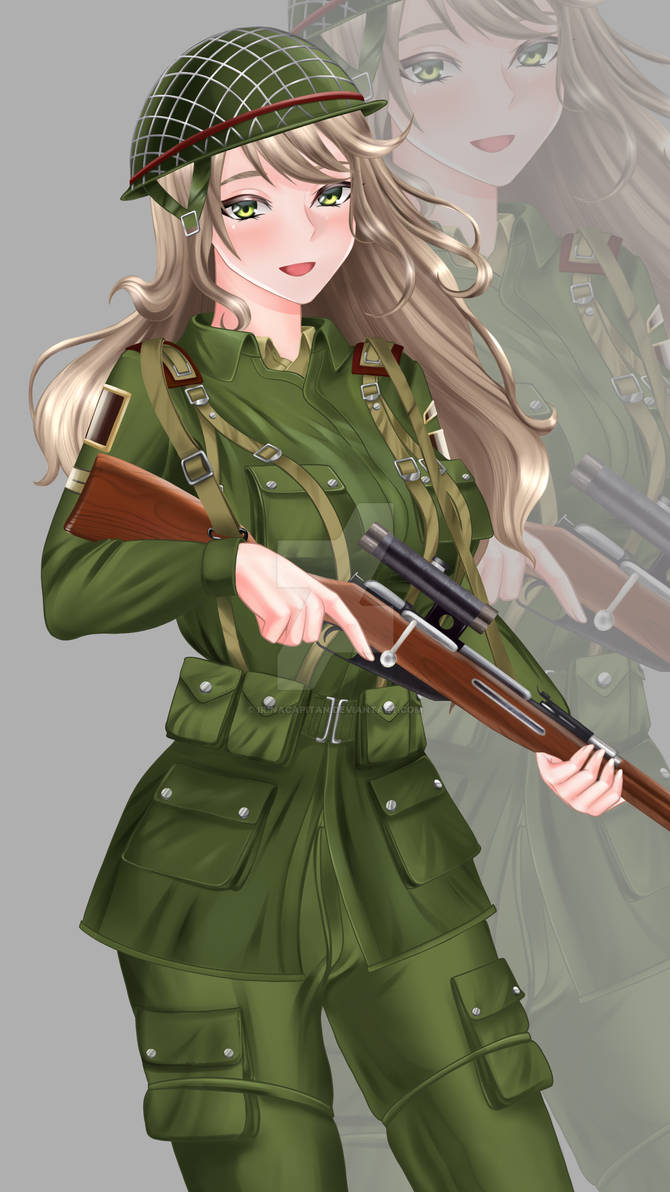 Military Girl Commission By Irinacapitan On Deviantart