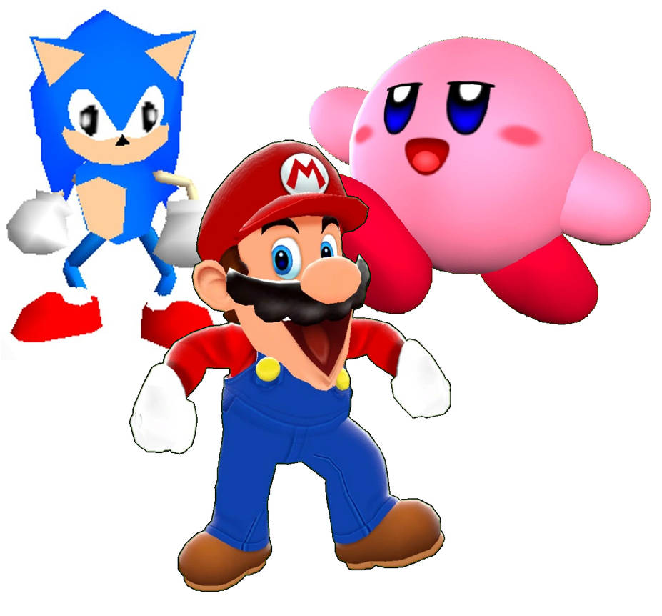 Mario Sonic And Kirby Stupid Version By Codxros3 On Deviantart