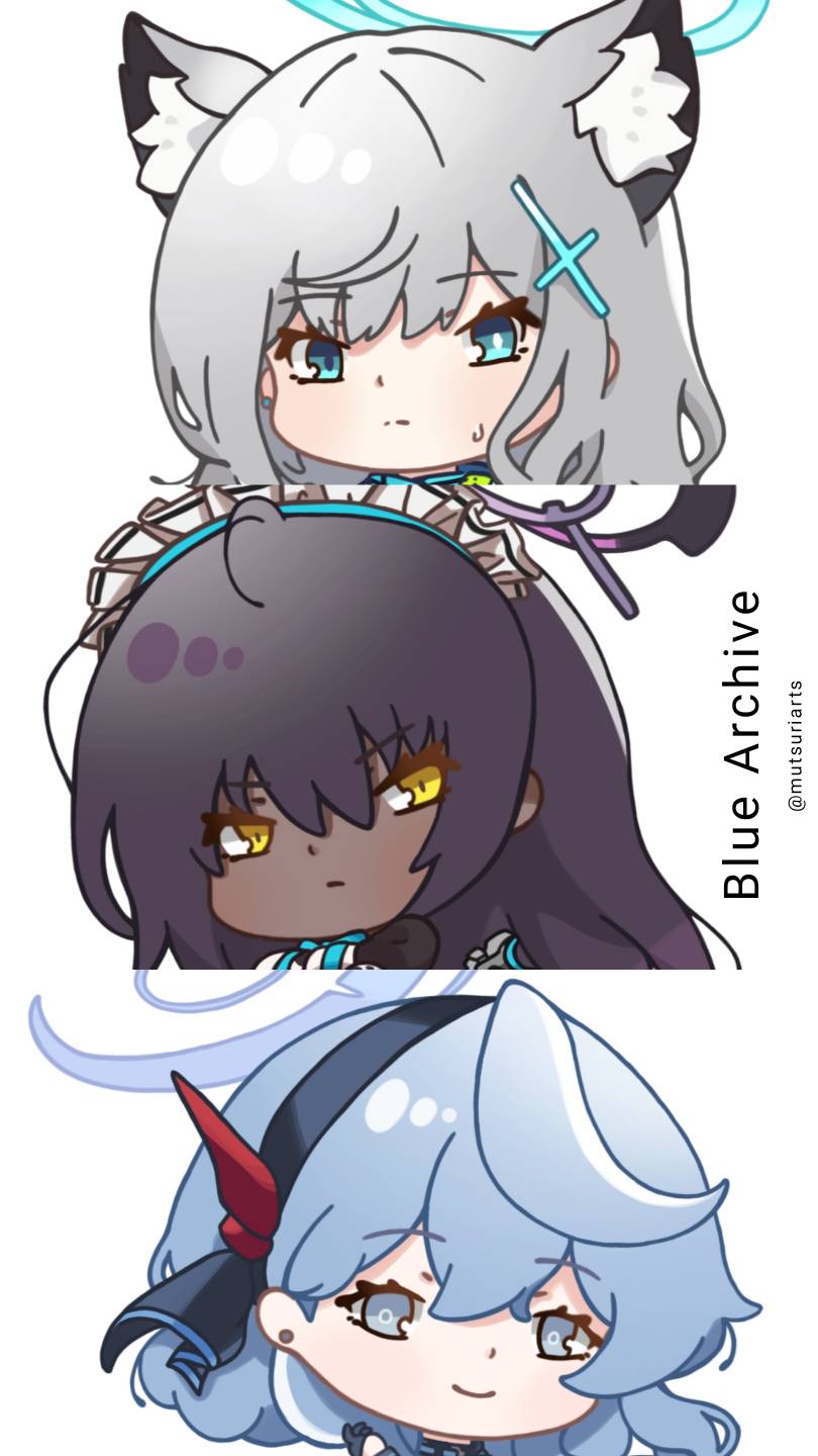 Blue Archive Chibi By Mutsuri182769 On Deviantart