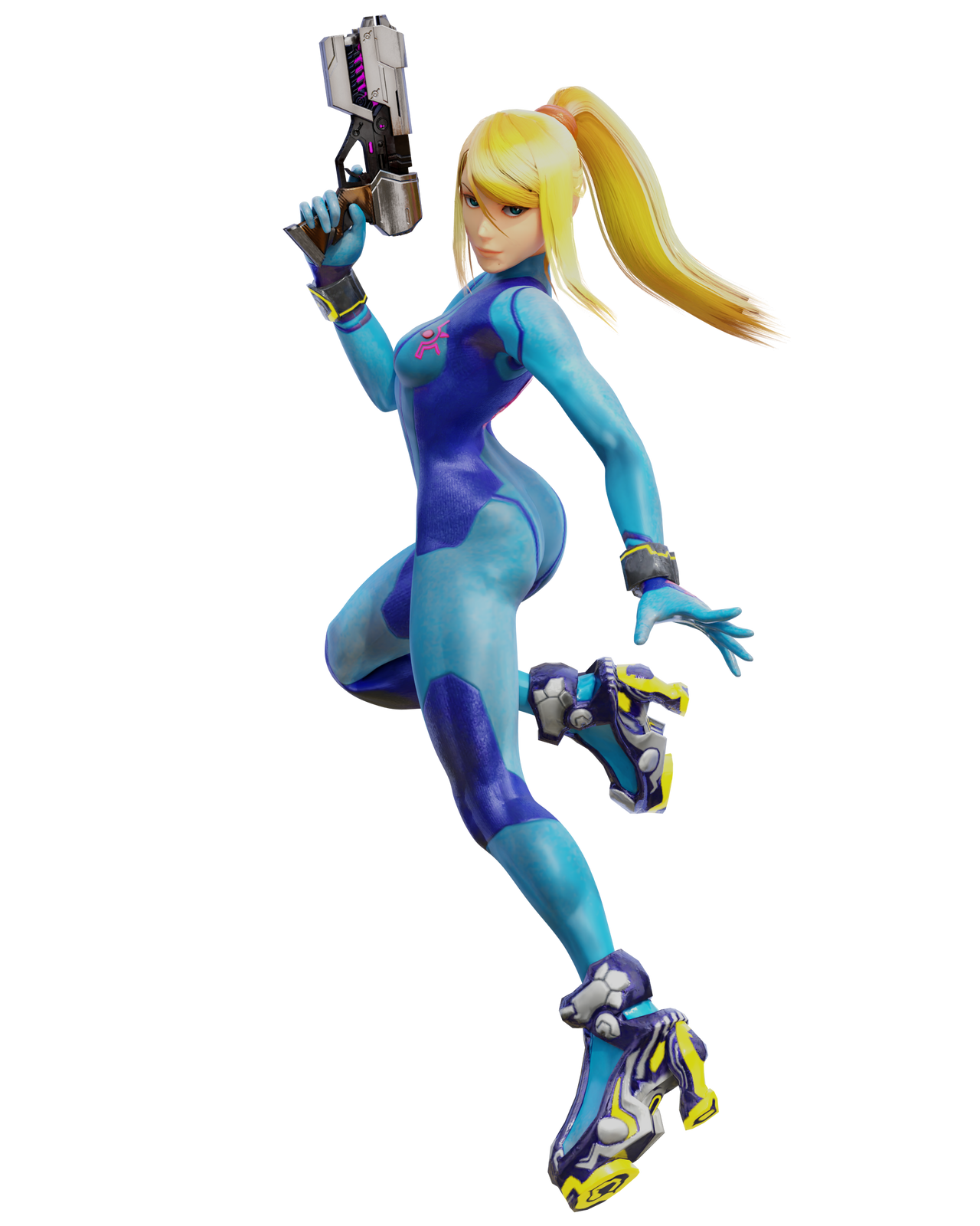 Zero Suit Samus Render By Discordorbyy555 On Deviantart