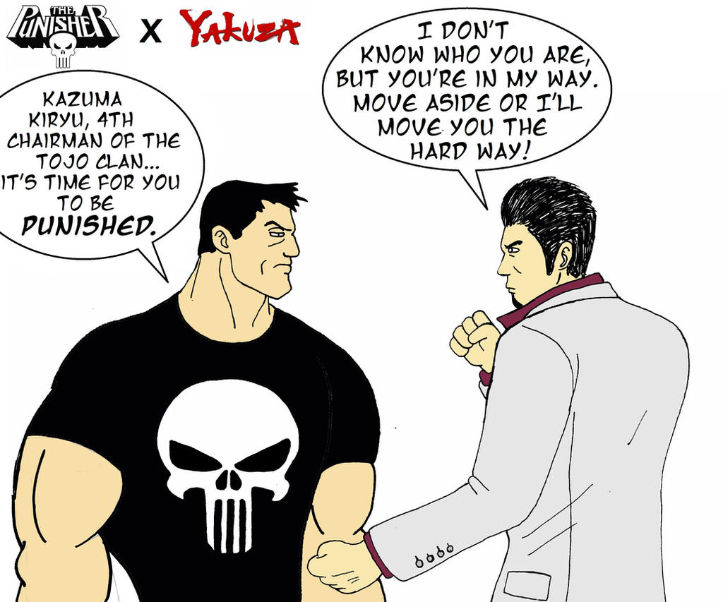 Punisher X Yakuza Unlikely Crossovers By Mrmadmouth On Deviantart