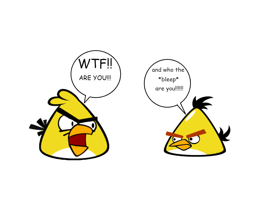 Beta Chuck Meets Regular Chuck From Angry Birds By Smasterart On Deviantart