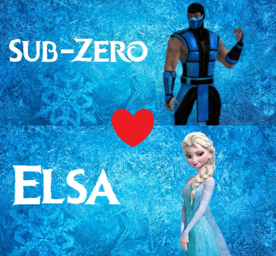Sub Zero X Elsa By Canerakcay On Deviantart