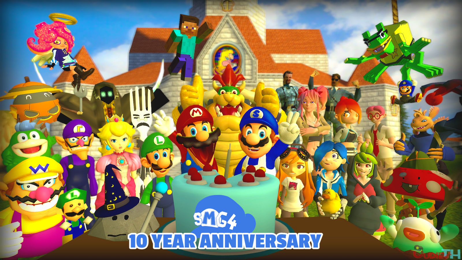 Smg4 10 Year Anniversary By Oudieth On Deviantart