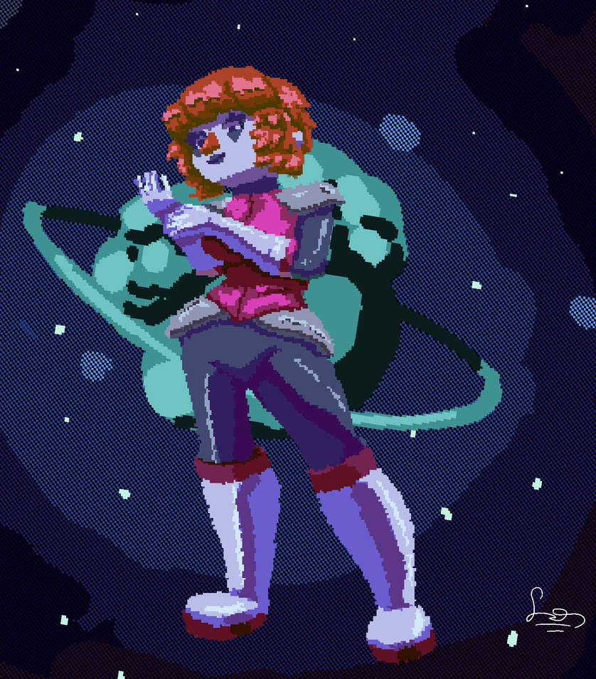 Rouge Oc Pixel Art By Polarlos On Deviantart