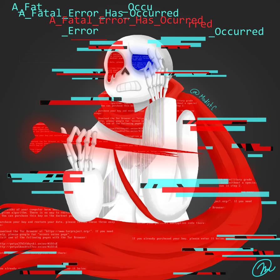 Fatal Error Sans By Modistcollector On DeviantArt fatal-error-sans-by-modistcollector-on-deviantart
