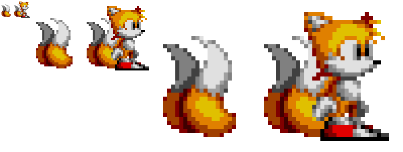 Tails Sprite By Aureumber On Deviantart