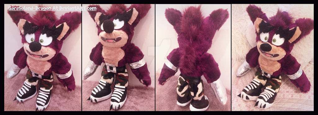 Commission Crunch Bandicoot Plush Doll By Miss Sarasa Designs On Deviantart