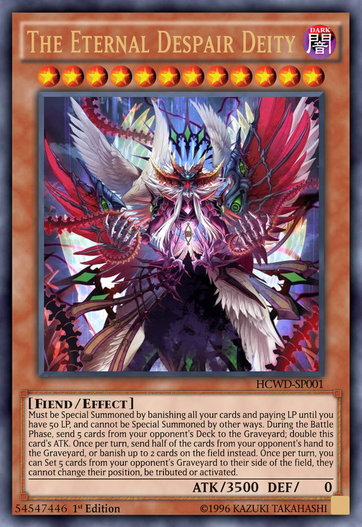 The Eternal Despair Deity Fanmade Card By Holycrapwhitedragon On Deviantart