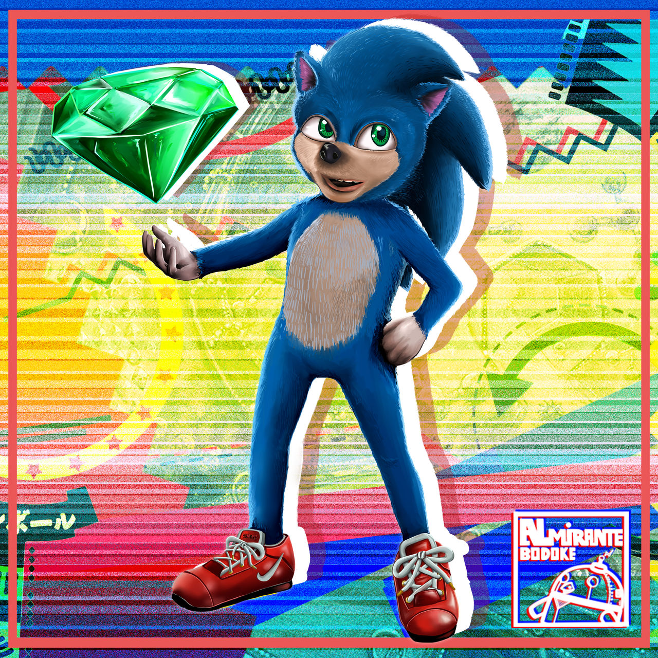 Sonicugly From Sonic The Moviefirst Trailer By Almirantebodoke On Deviantart