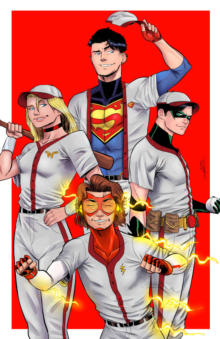 Young Justice Core 4 Commission By Husetarts On Deviantart