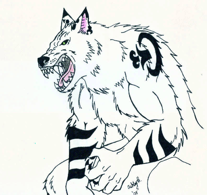 Ash Were Wolf Form by AshleyandDrake227 on DeviantArt
