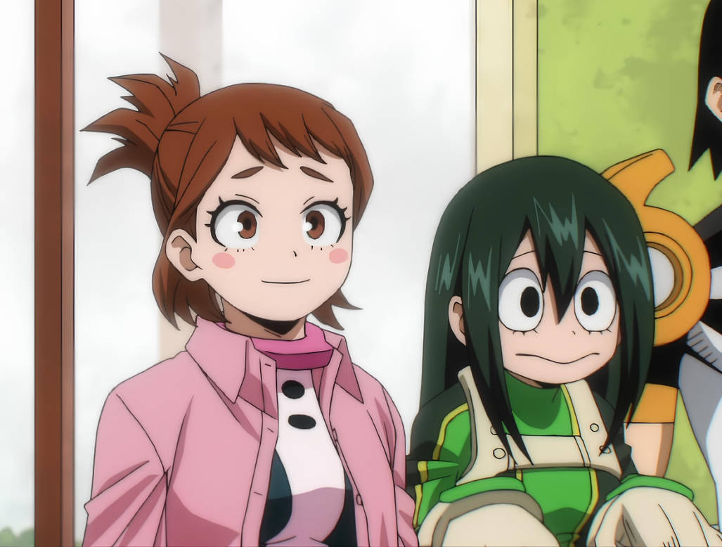 Uraraka Ochako And Tsuyu Asui By Pokearceus On Deviantart