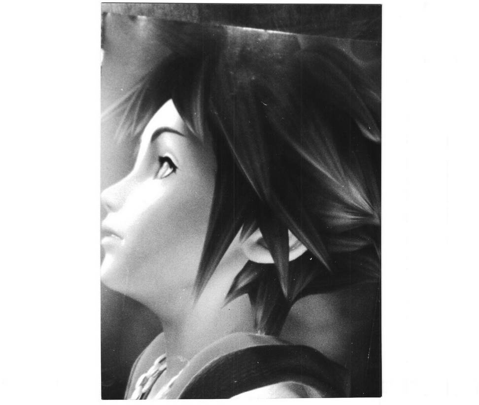 Sora Black And White by Jayjay6 on DeviantArt