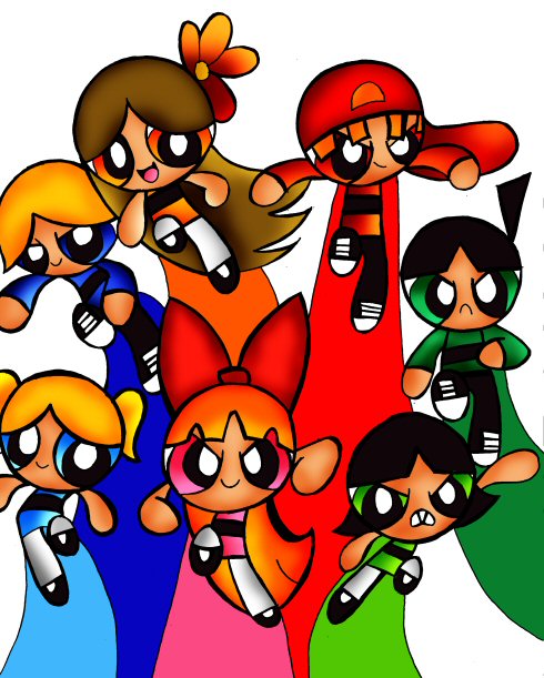 Powerpuffs Unite by kslrmine on DeviantArt
