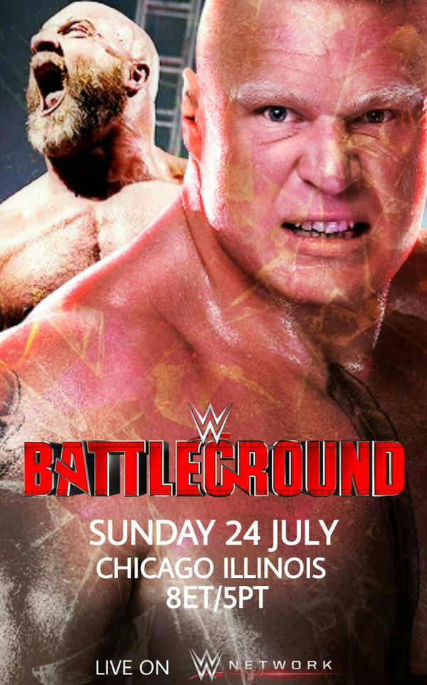 Wwe Battleground Poster 2016 By Sidcena555 On Deviantart