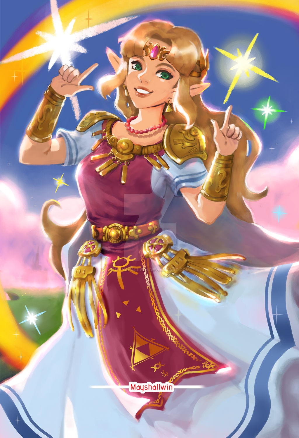 Princess Zelda Smash By Mayshallwin On Deviantart