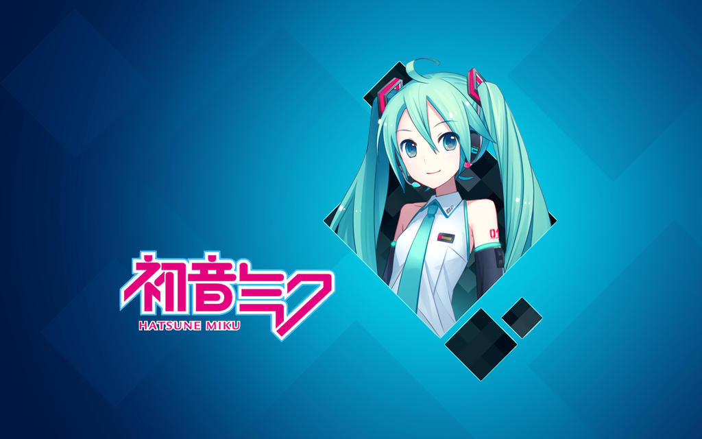 Simple Miku Wallpaper By Assassinwarrior On Deviantart