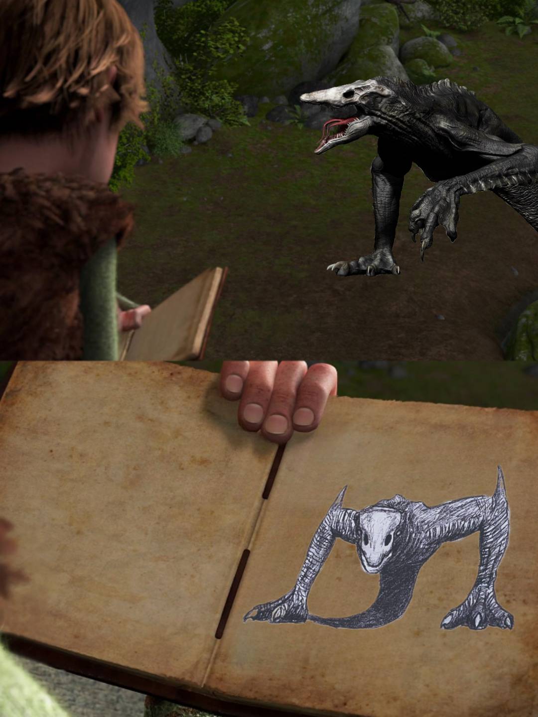 Hiccup discovers and draws SkullCrawler. by THEJURASSICWONDER on DeviantArt Hiccup discovers and draws SkullCrawler. by THEJURASSICWONDER on DeviantArt