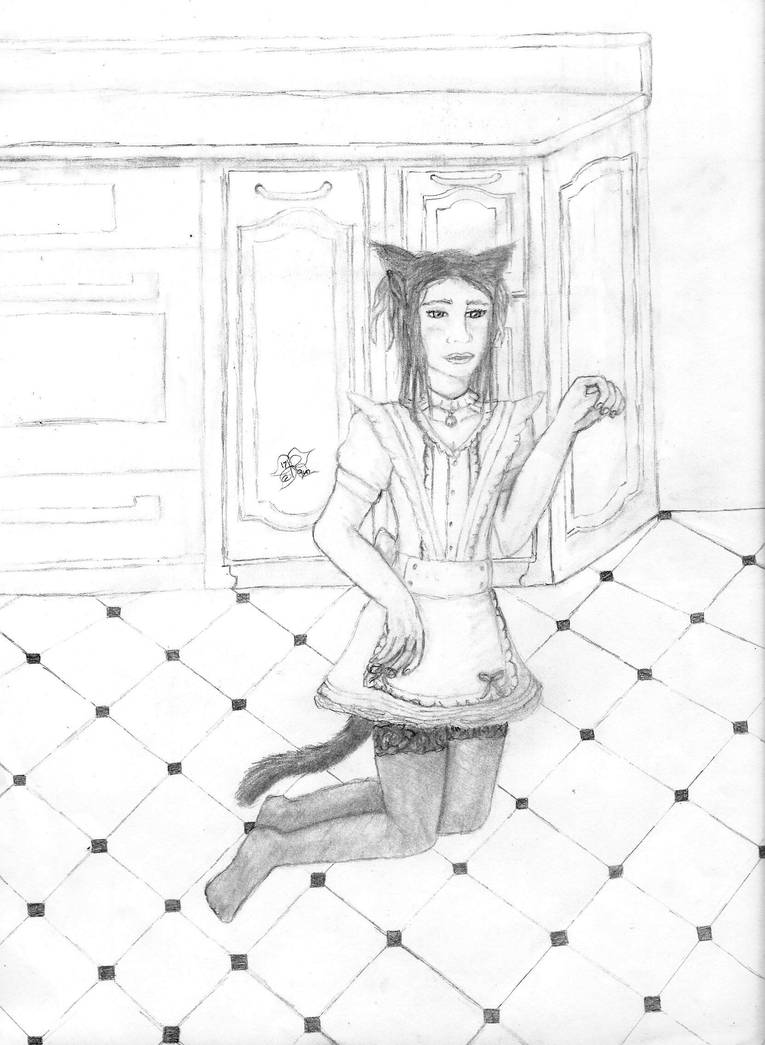 Kitty Maid By Fantasyrayn On Deviantart