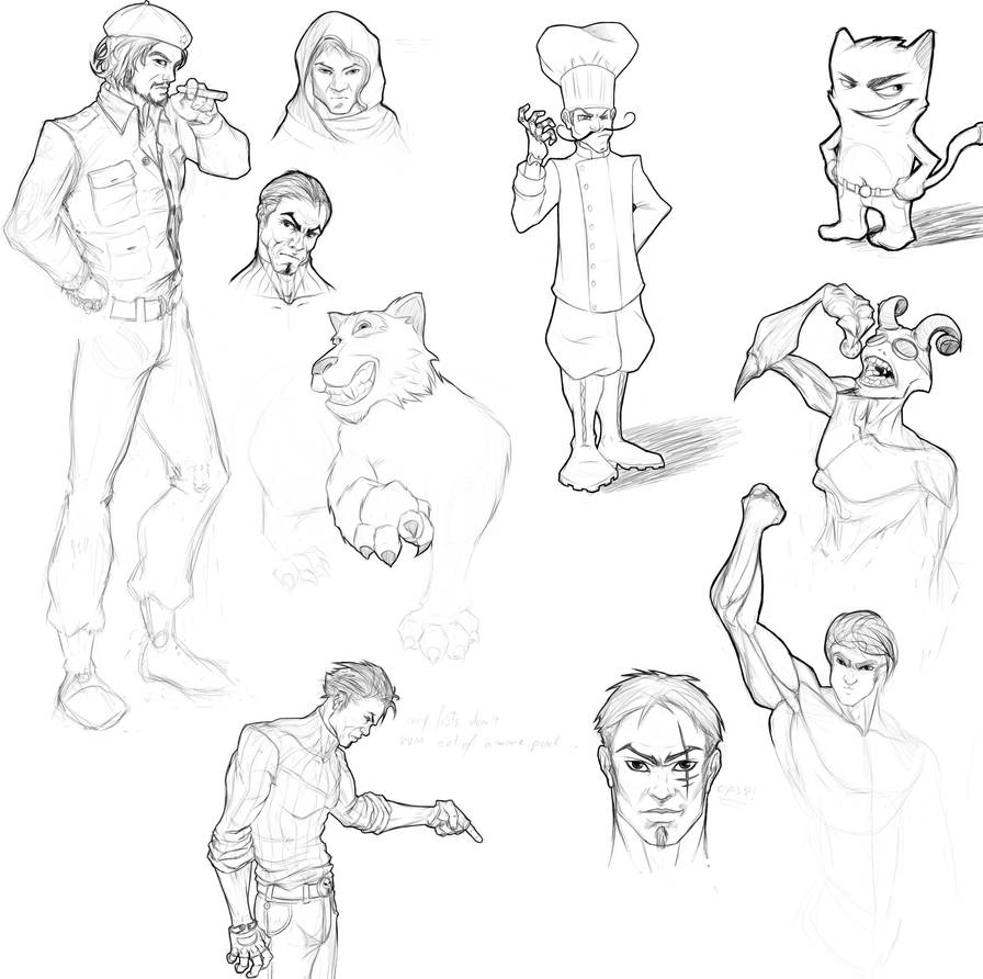 Sketch Dump 2 By Orr Malus On Deviantart