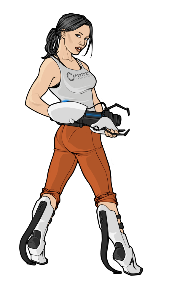 Chell By Orr Malus On Deviantart