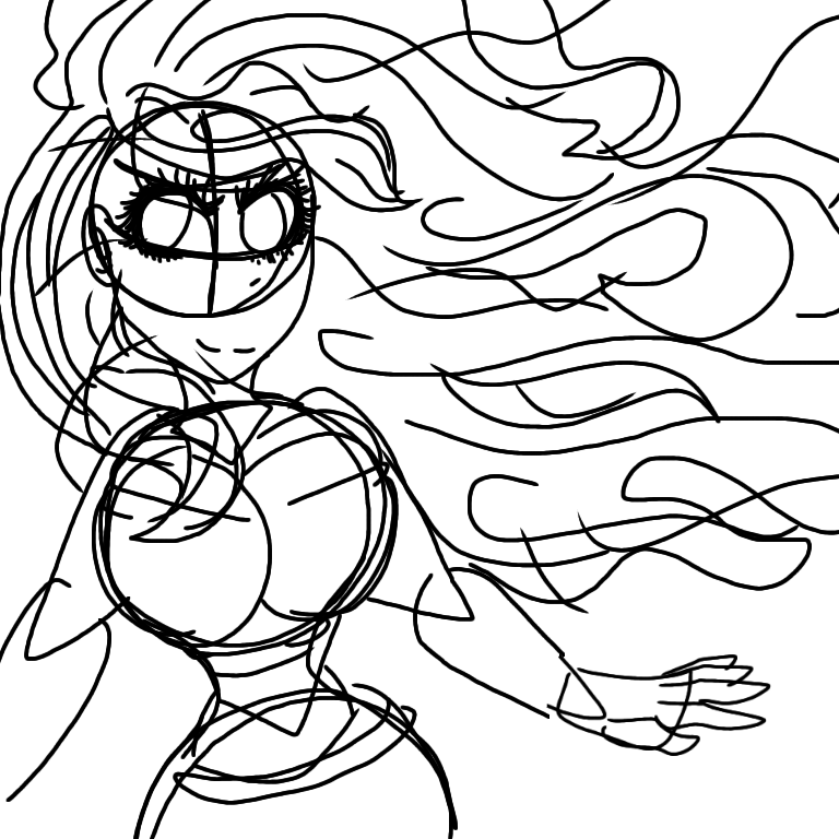 Anime Girl Sketch By Crazygreenfluff On Deviantart
