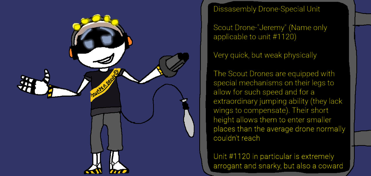 Murder Drones based on TF2: Scout Drone (1/11) by lunaitor on DeviantArt Murder Drones based on TF2: Scout Drone (1/11) by lunaitor on DeviantArt