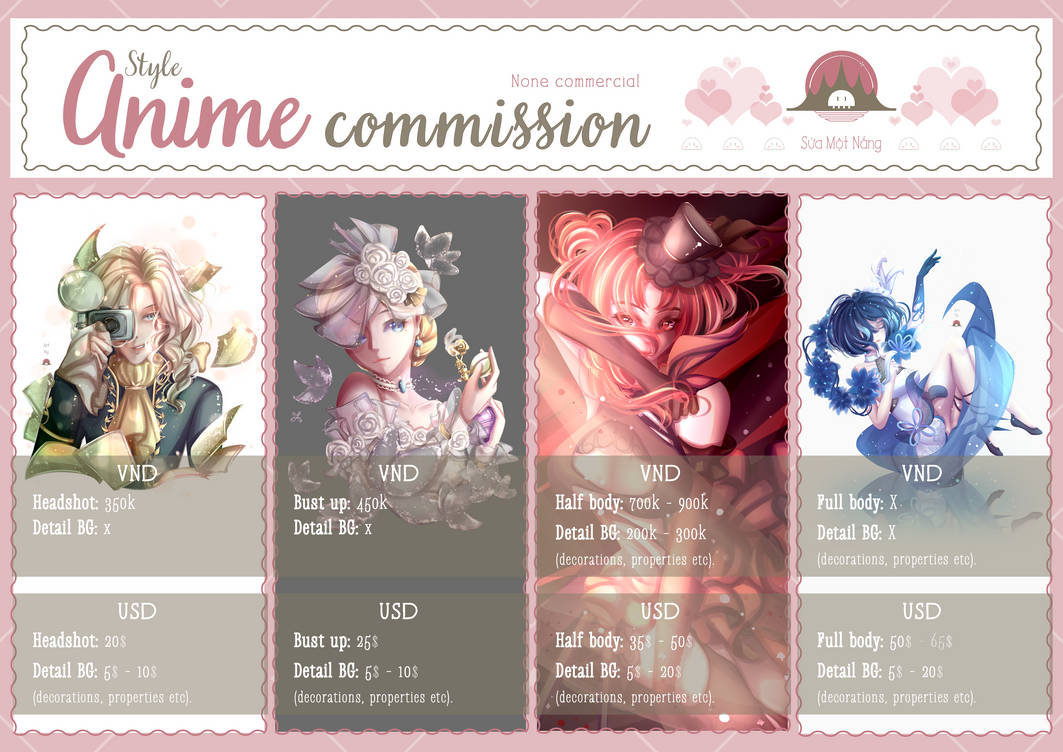 Anime Style Commission Open By Suamotnang On Deviantart