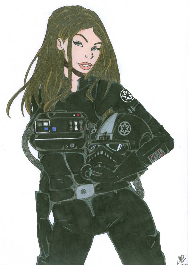 Female Tie Fighter Pilot Commission By Slayer730 On Deviantart