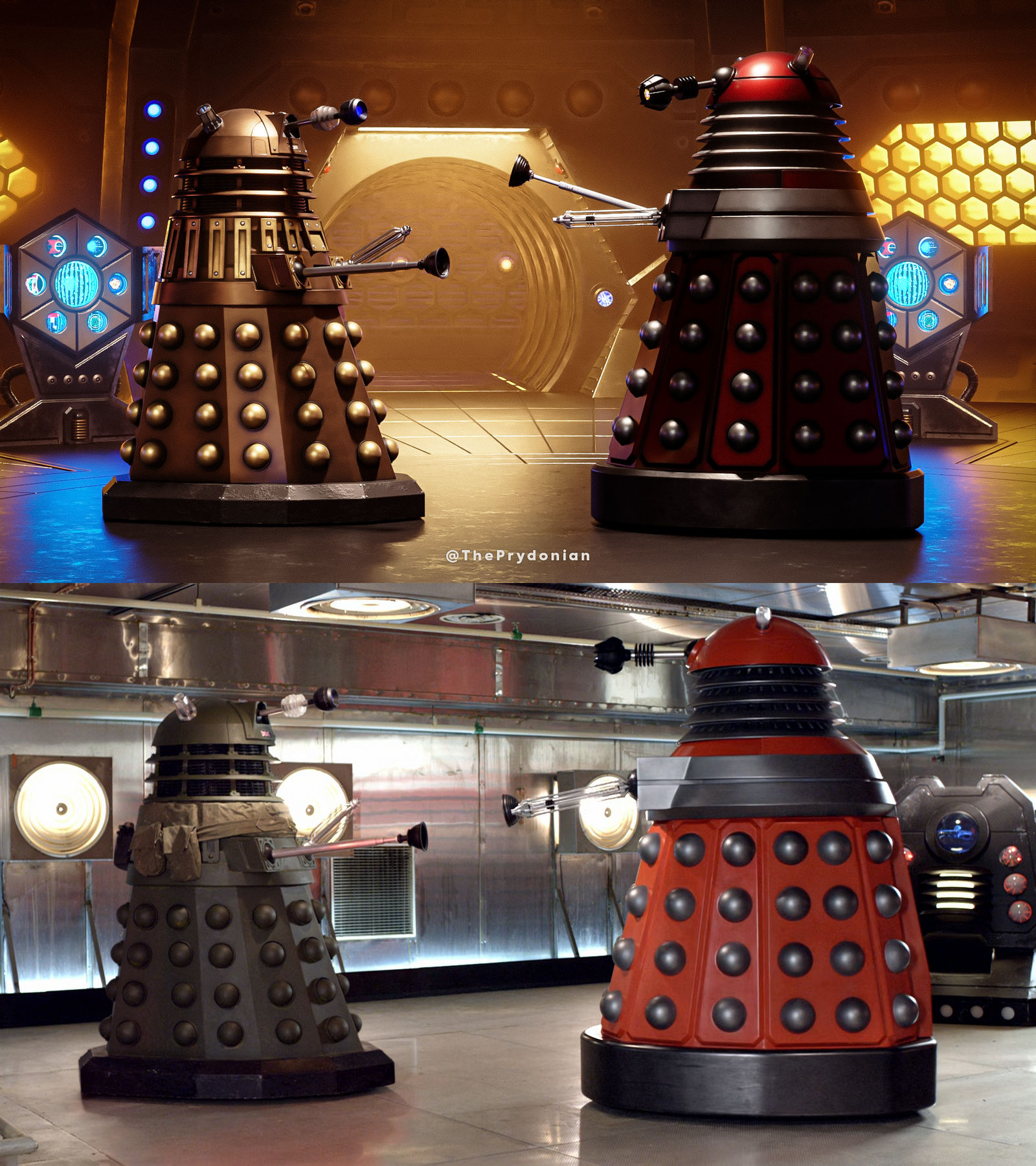 Paradigm Dalek - 2010 and 2024 by ThePrydonian on DeviantArt Paradigm Dalek - 2010 and 2024 by ThePrydonian on DeviantArt
