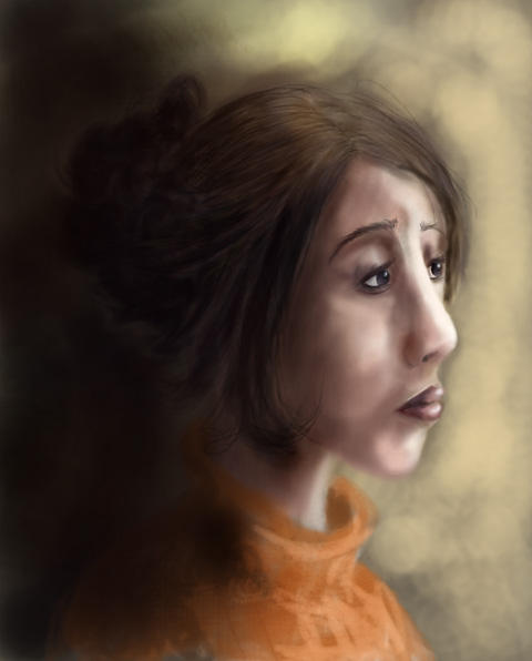 Sad Girl With One Lazy Eye by malenehald on DeviantArt