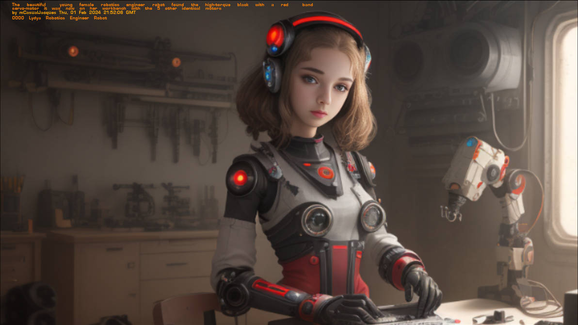 Lydya Robotics Engineer Robot by mCasual on DeviantArt Lydya Robotics Engineer Robot by mCasual on DeviantArt