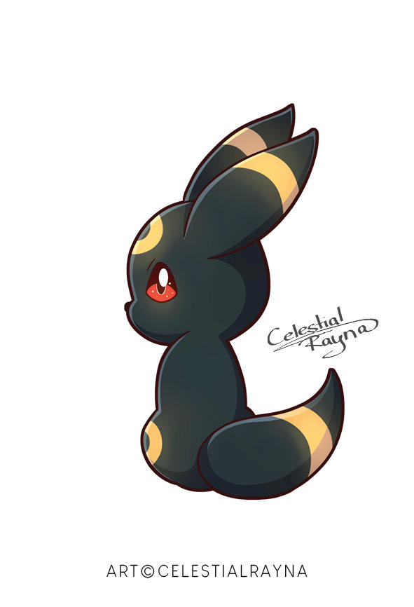 Chibi Umbreon By Celestialrayna On Deviantart