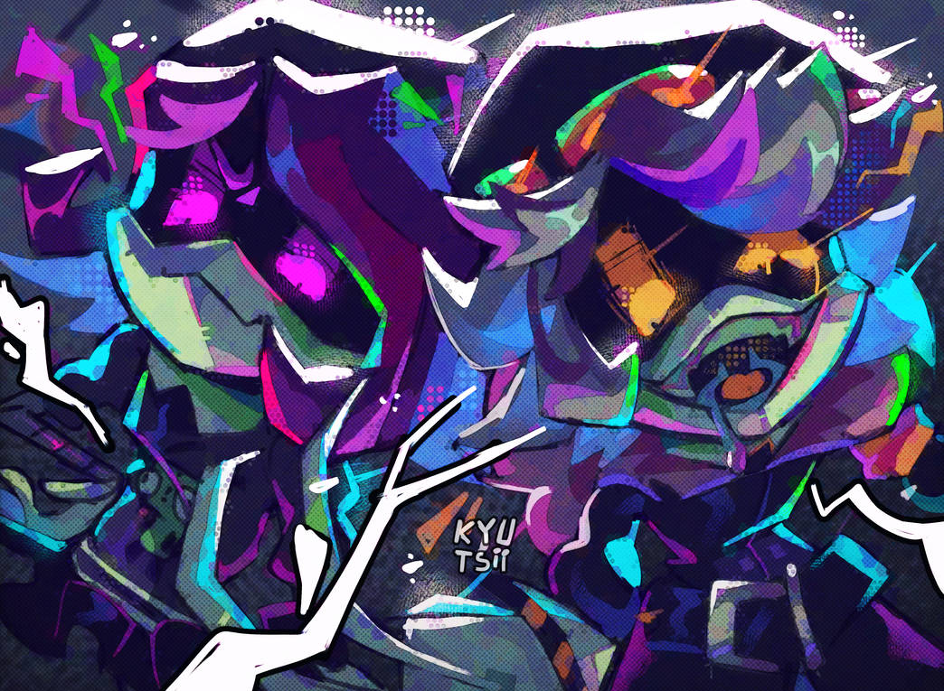 N And Uzi By Kyutsiii On Deviantart
