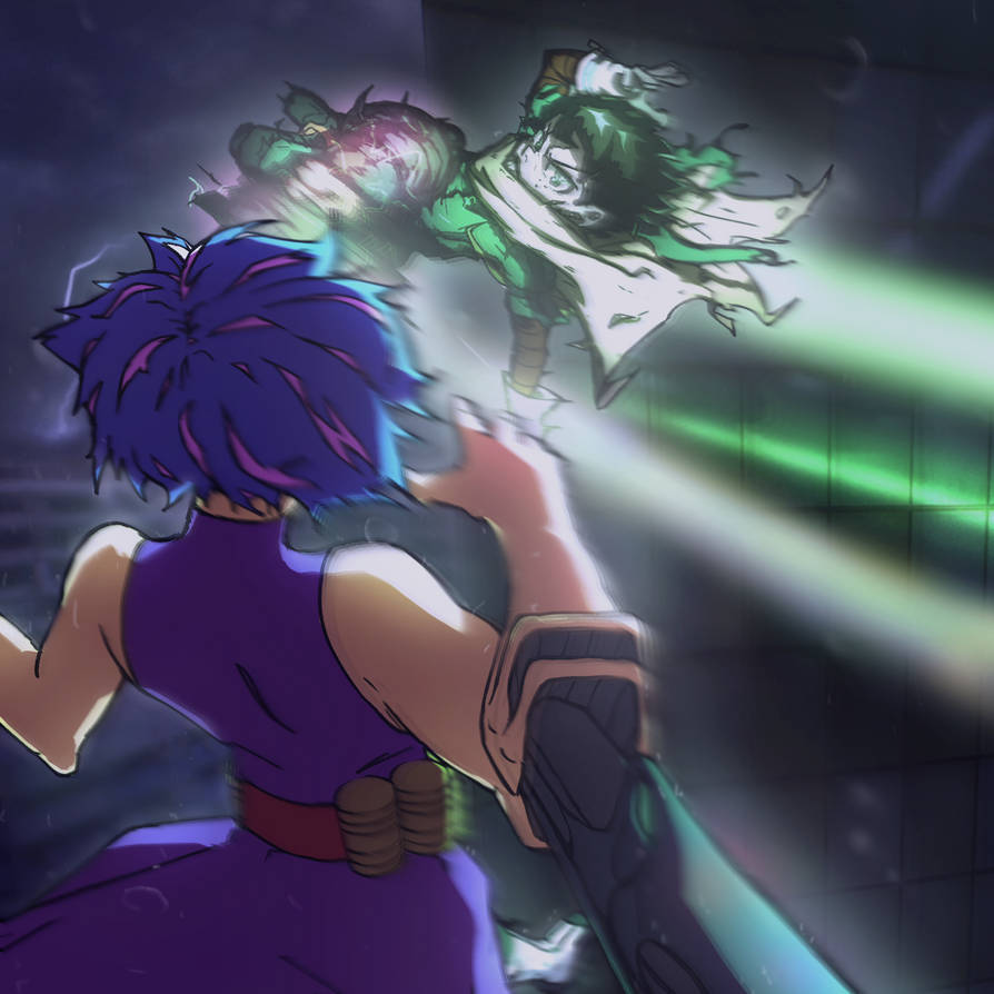 Deku Vs Nagant By Marcocido On Deviantart