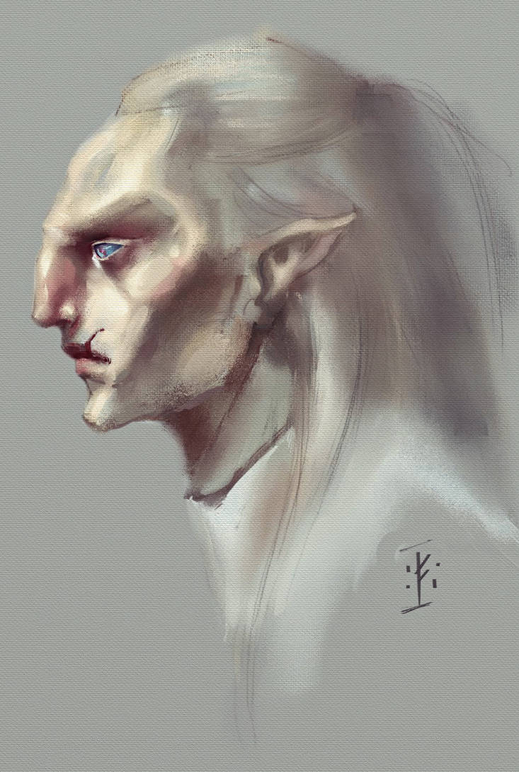 Skyrim Snow Elf By Korkuguvin On Deviantart
