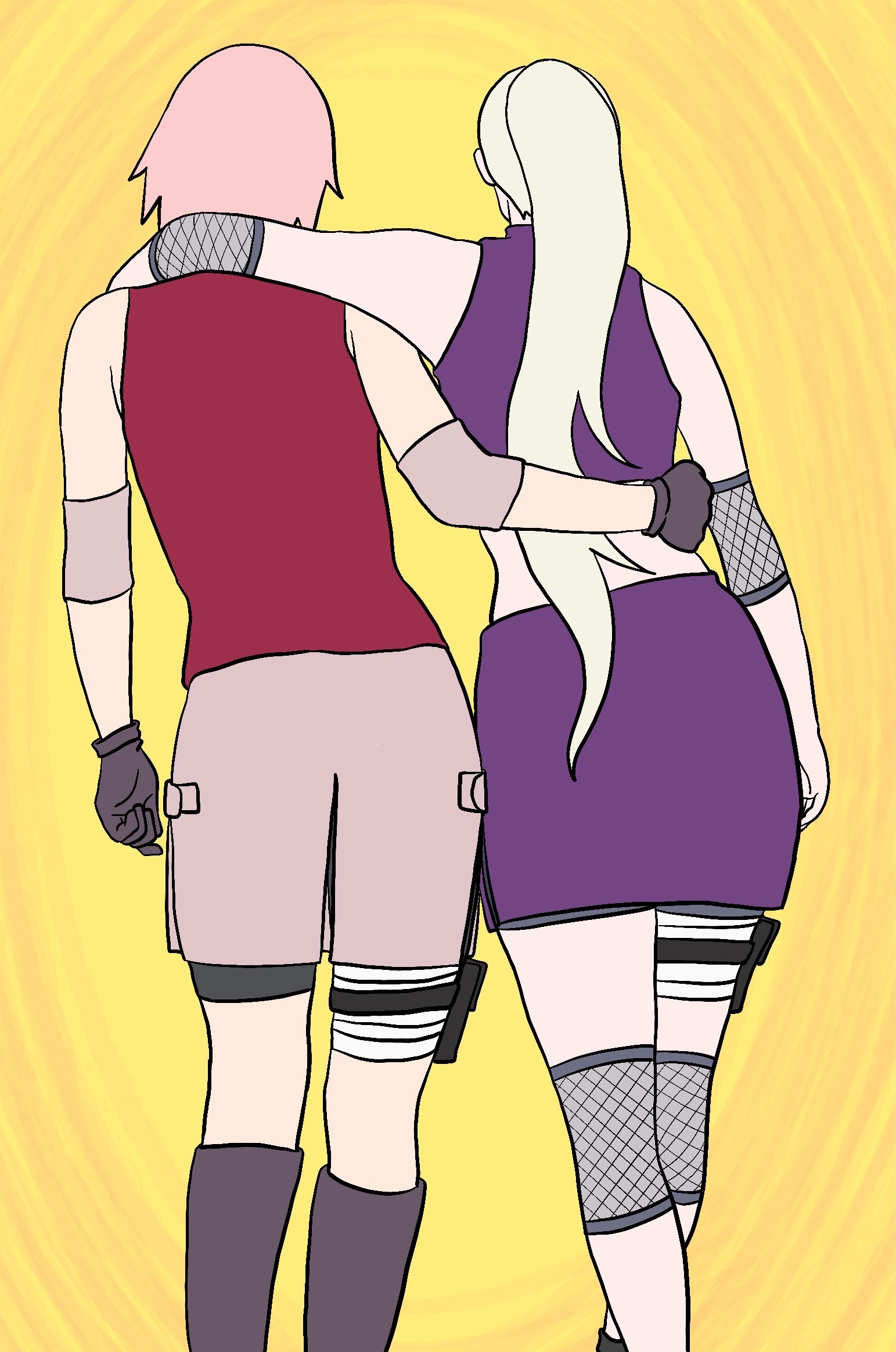 Ino And Sakura By Headfirst4mcr On Deviantart